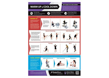 Gym & Fitness Chart – Warm Up & Cool Down - MTA Catalogue