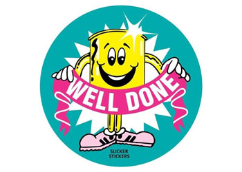 Stickers – Well Done Pack of 50 - MTA Catalogue