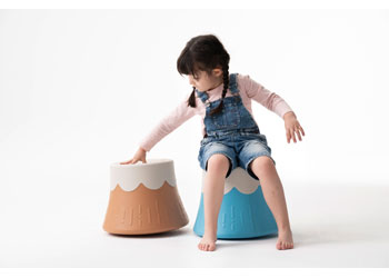 Weplay – Rocking Volcano Stool – Blue - MTA Catalogue