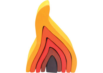 Rainbow Wooden Nesting Blocks – 27 pieces - MTA Catalogue