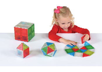Translucent Solid Magnetic Polydron – 48pc - MTA Catalogue