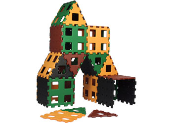 Polydron XL – Construction Blocks Double Set – 72 pieces - MTA Catalogue