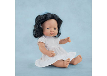 MB Catalogue: Miniland -Mf&M Baby Doll Latin Girl 38Cm