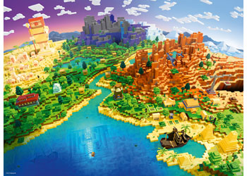MB Catalogue: Ravensburger World of Minecraft 500 Puzzle 500 Pieces